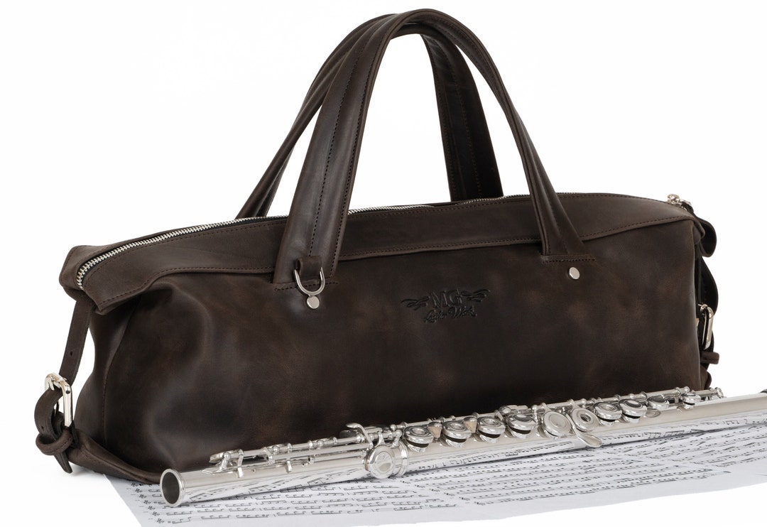 Flute Bag by MG Leather Work, Flute Case Cover, Personalized Gift for ...