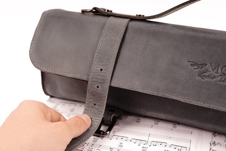Flute Bag Leather Flute Bag Personalized Gift for a Flute - Etsy