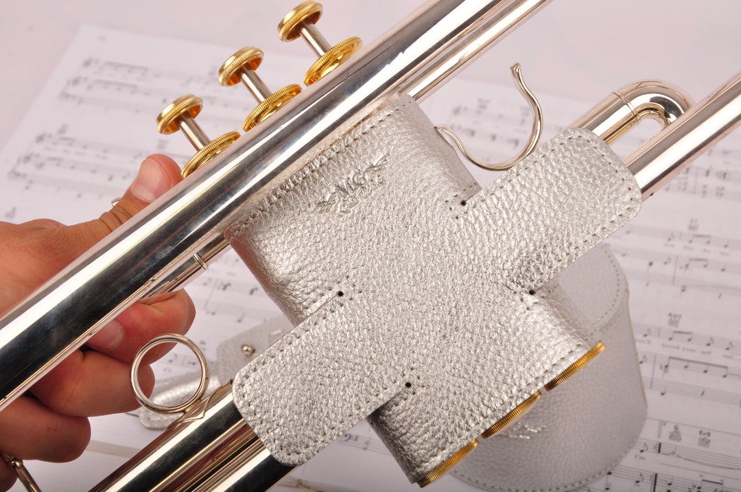 Trumpet valve protector, trumpet valve guard, genuine leather trumpet ...