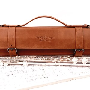 Handmade Leather Flute Bag: Personalized Flute Case Cover - Etsy