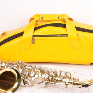 Alto Saxophone Case by MG Leather Work Genuine Leather Gig Bag for Alto ...