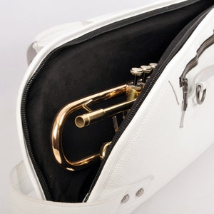 Trumpet Bag by MG Leather Work, Trumpet Case, Trumpet Leather Gig Bag ...
