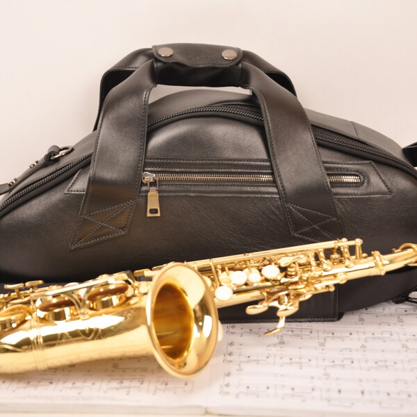 Leather Saxophone Case - Etsy