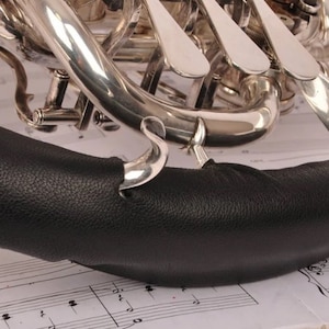 French Horn Hand Guard Soft Genuine Leather, Handmade French Horn Guard ...