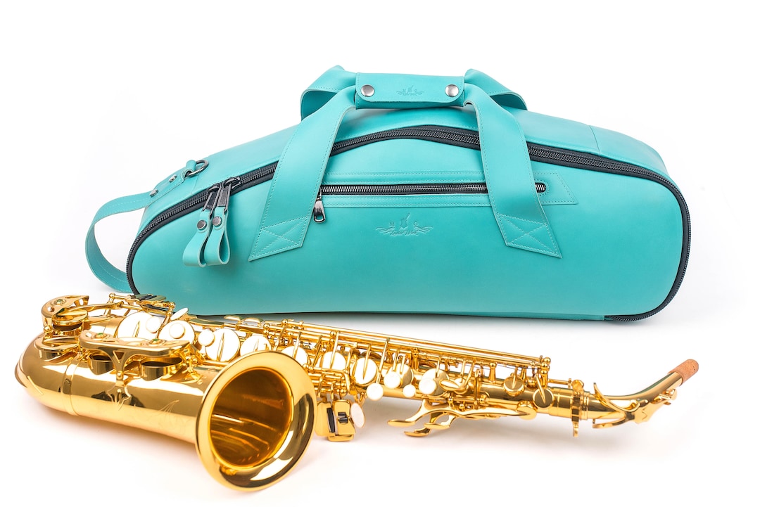 Genuine Leather Bag for Alto Sax by MG Leather Work, Personalized ...