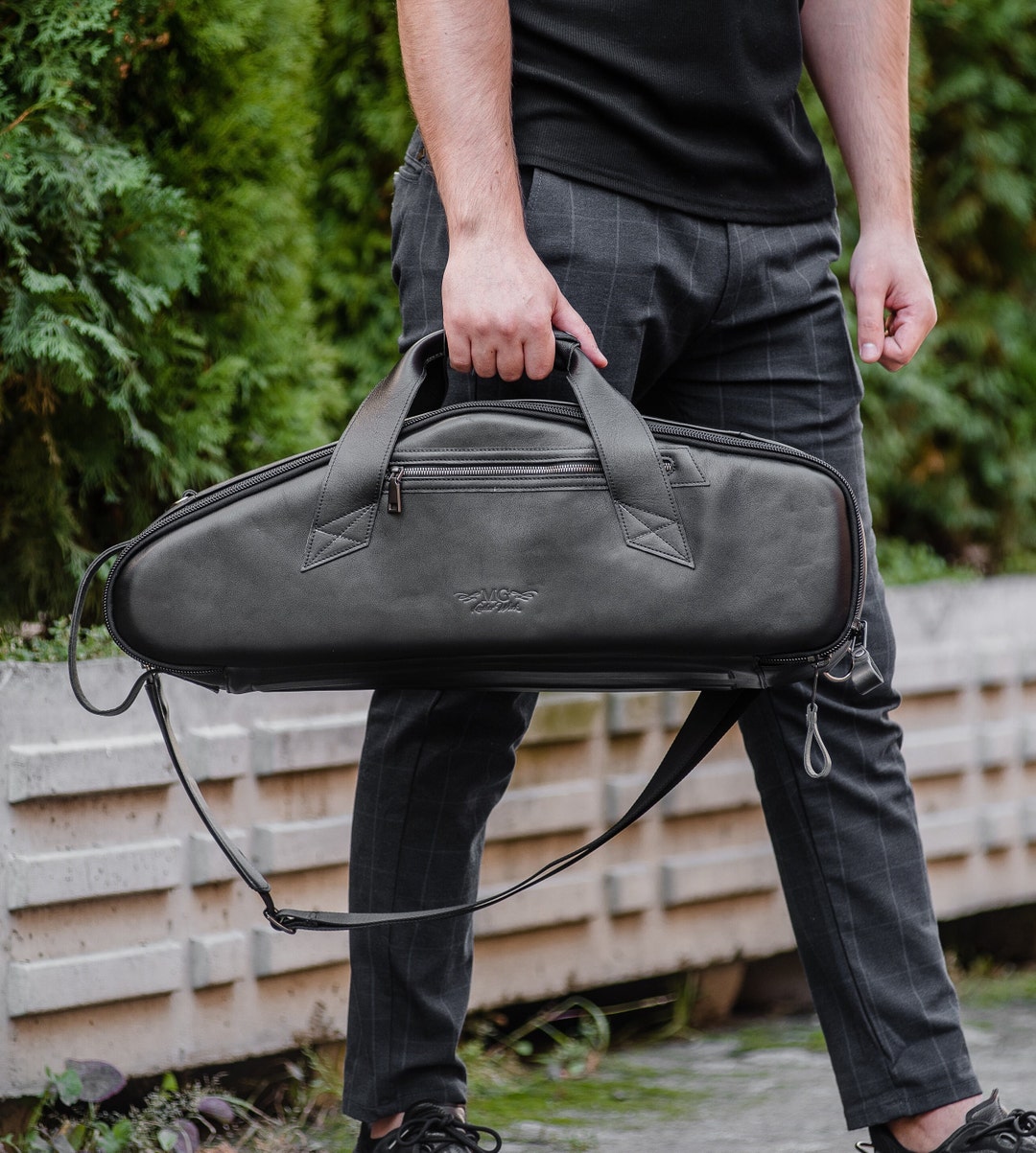 Genuine Leather Alto Saxophone Gig Bag: Lightweight Carry Case - Etsy