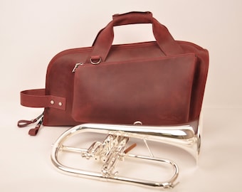 Leather Flugelhorn Case - Etsy