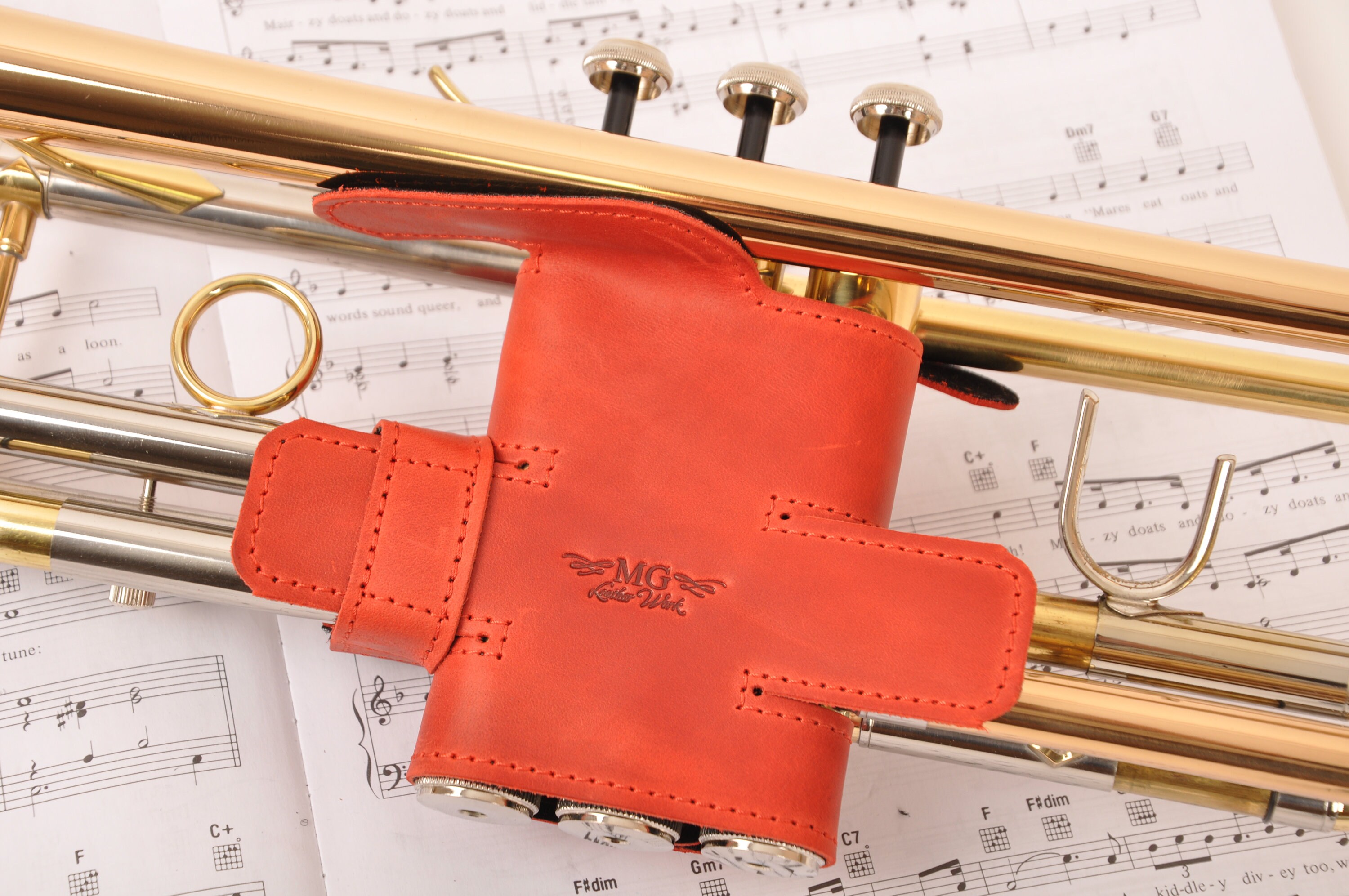 Personalized Leather Trumpet Valve Guard: Musician Gift - Etsy