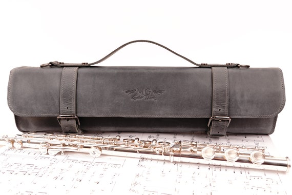 Flute Bag Leather Flute Bag Personalized Gift for a Flute - Etsy