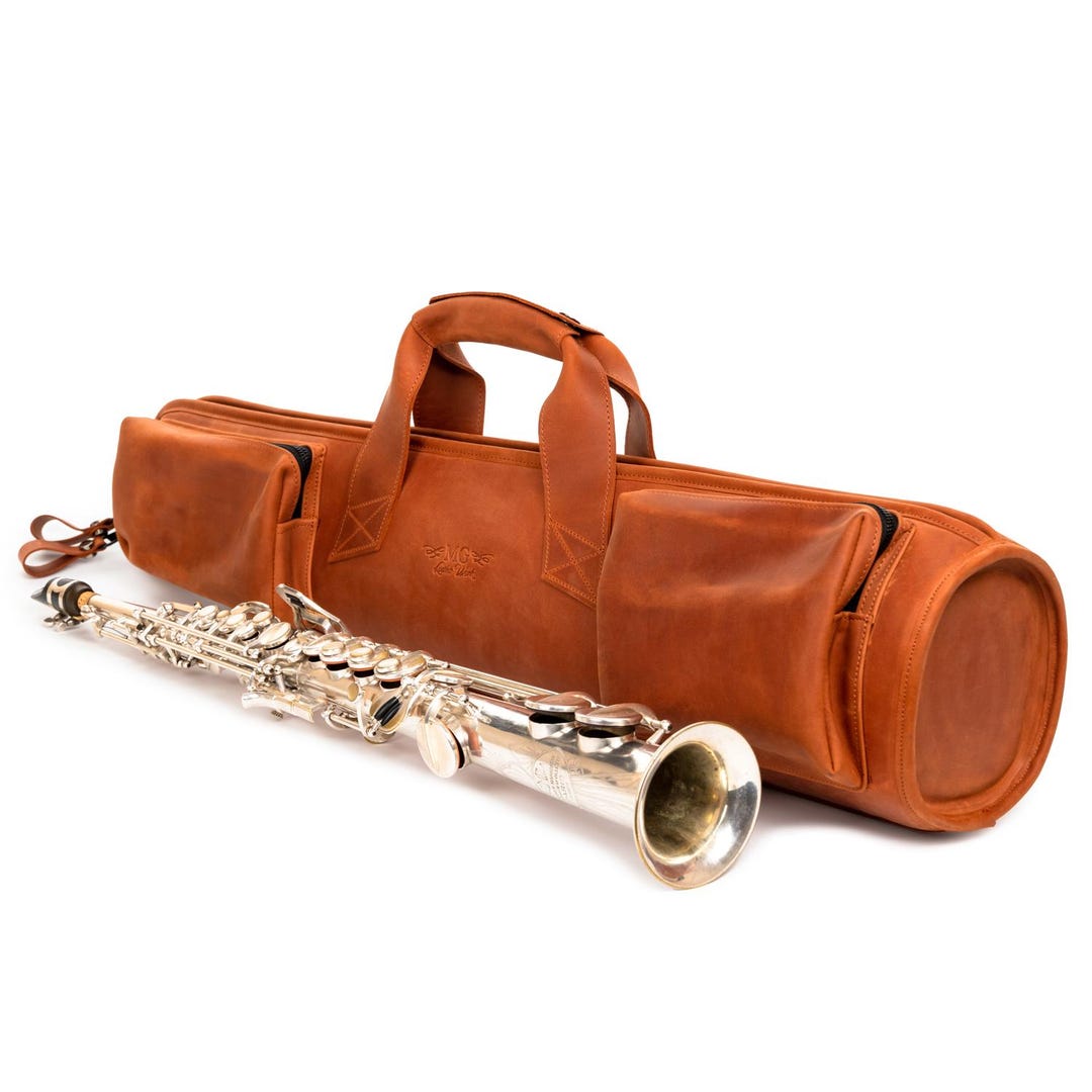 Saxophone Protective Case, Straight Soprano Saxophone Gig Bag, Sax Case ...