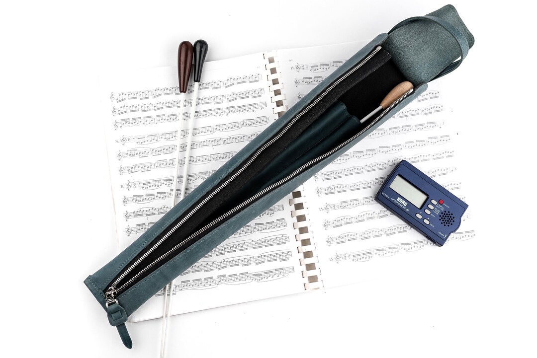 Leather Baton Case by MG Leather Work, Conductor's Baton Pouch, Custom ...