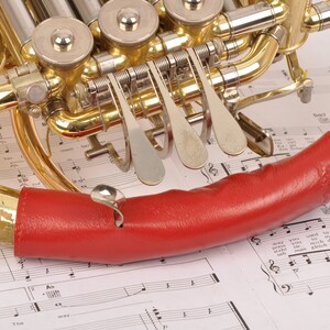 French Horn Hand Guard Soft Genuine Leather, Handmade French Horn Guard ...