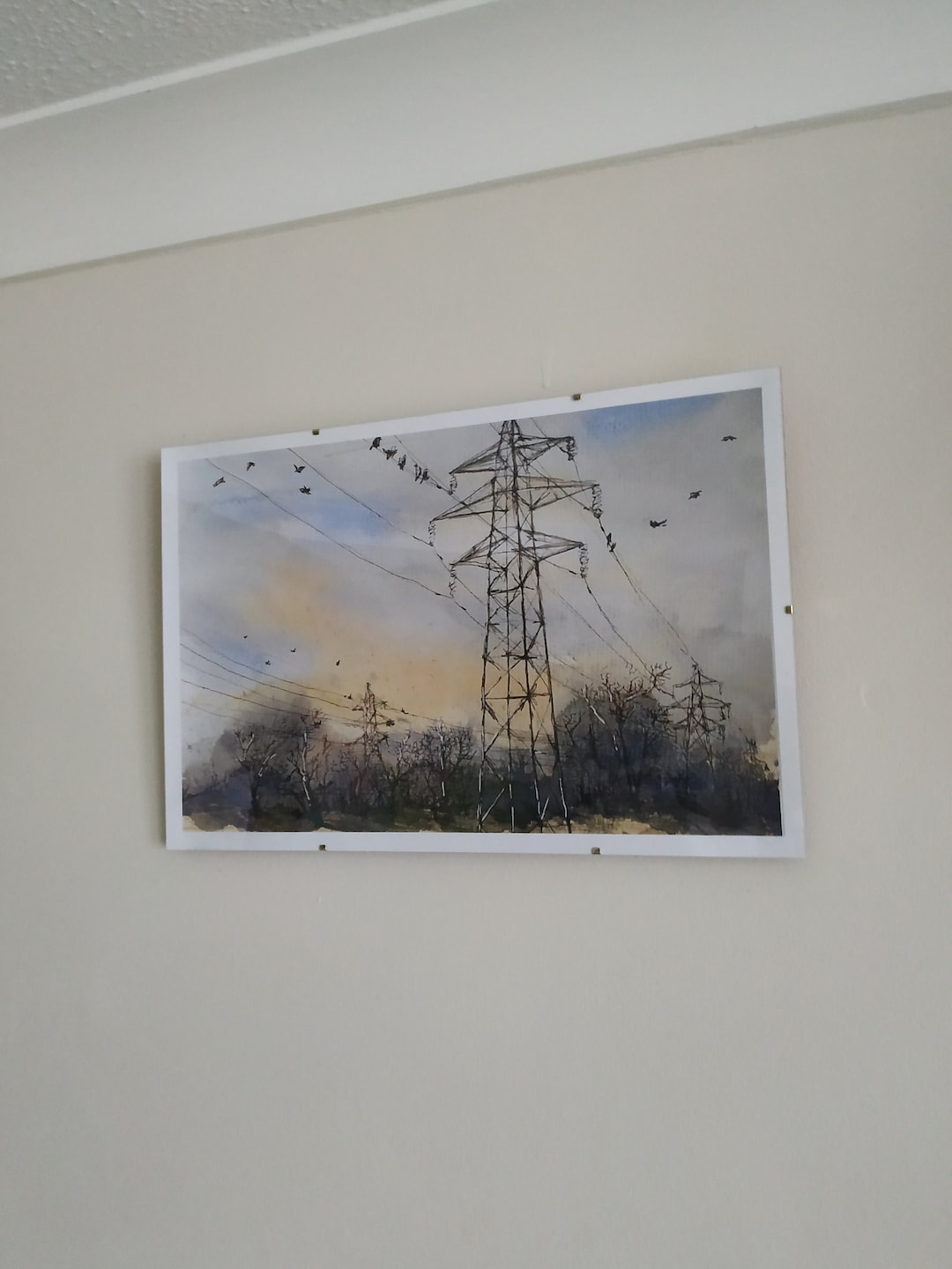 Magnificent Pylons in the Winter, Poster, Modern and Contemporary Gift ...