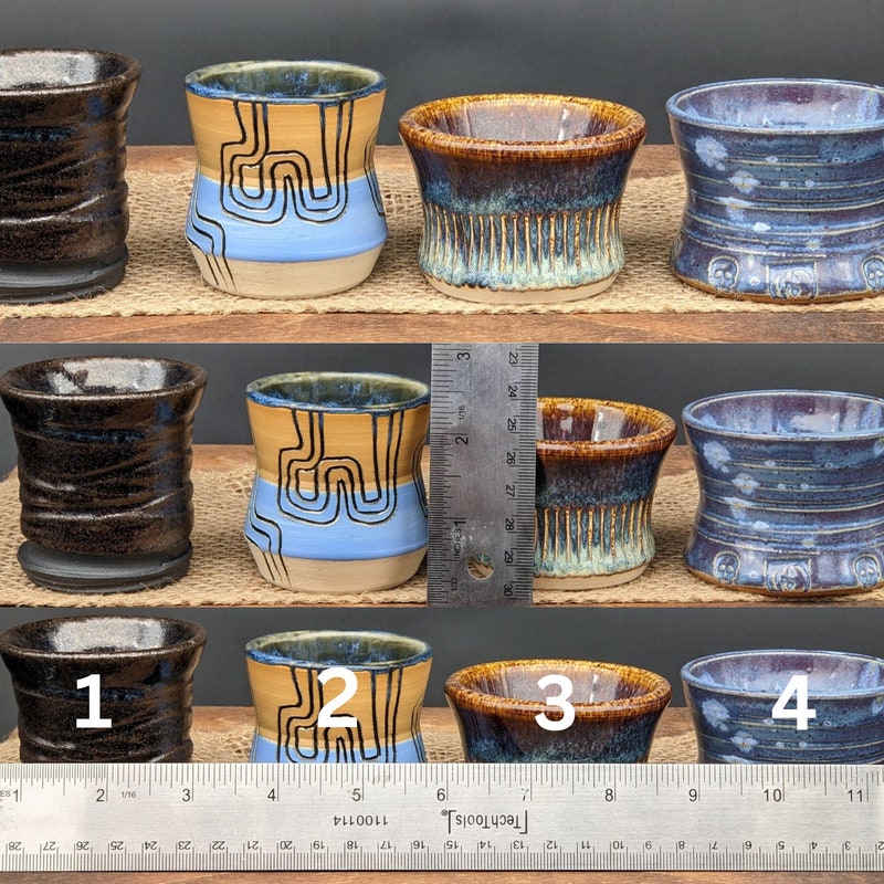 Ceramic Shot Glasses - Etsy
