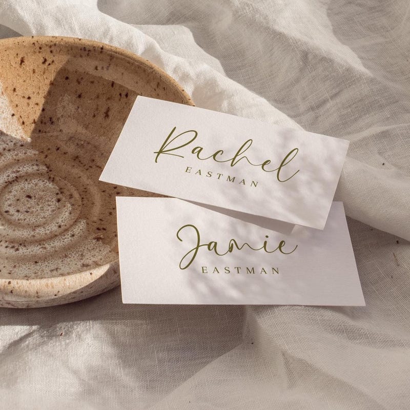 Table Name Cards - Etsy