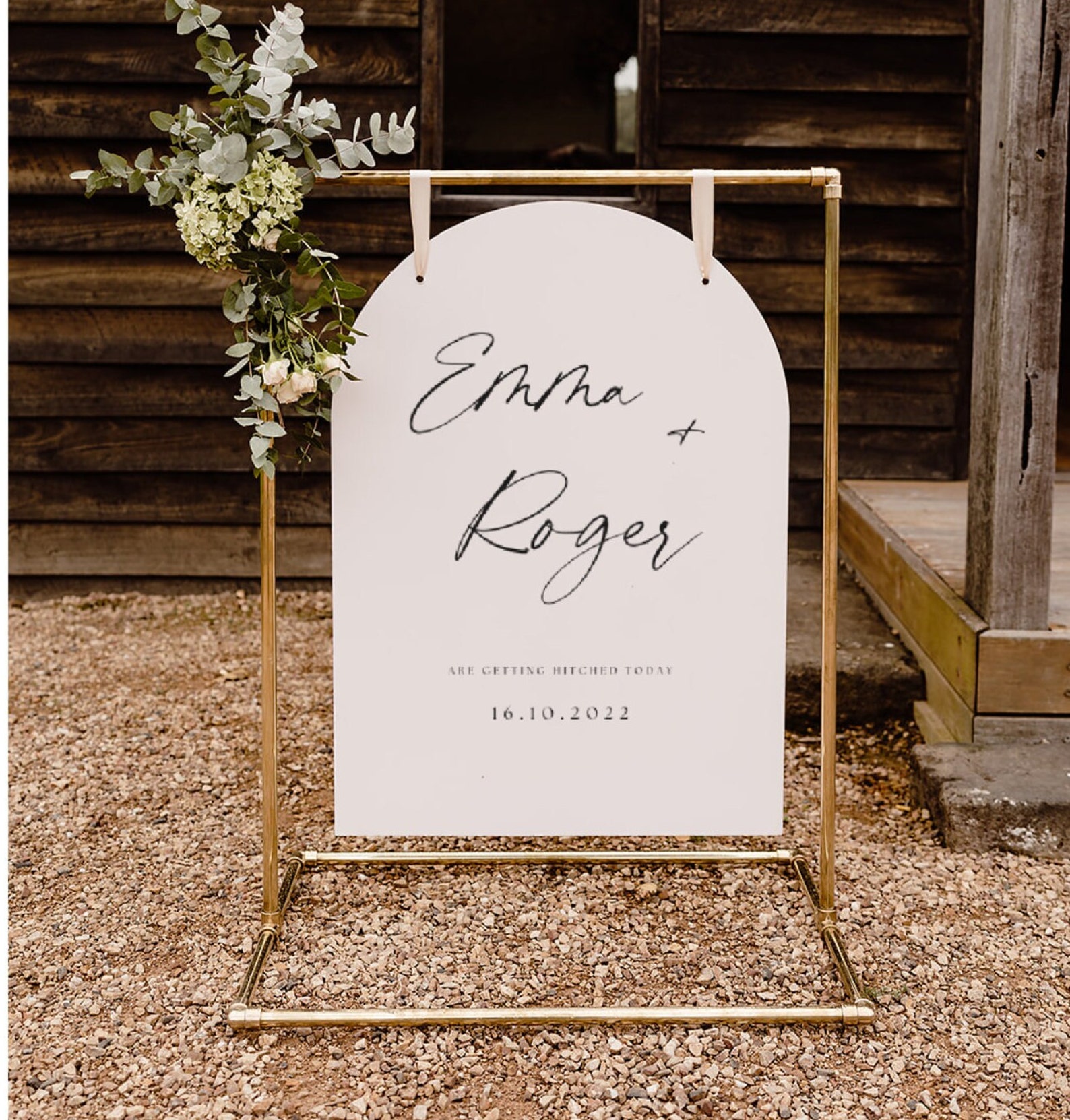 Arched Wedding Sign Template Arched Wedding Welcome Sign Arched Wedding ...