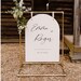 Arched Wedding Sign Template Arched Wedding Welcome Sign Arched Wedding ...