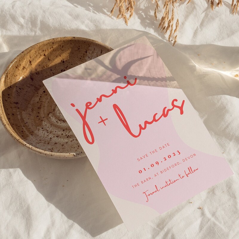 Retro Save the Date - Etsy UK