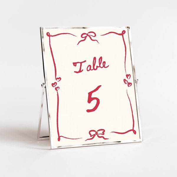 Red Wedding Decor - Etsy