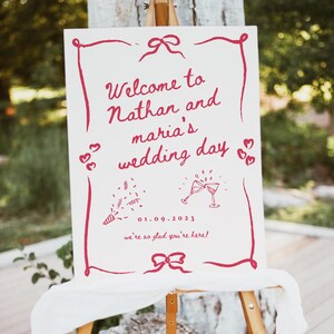 Handwritten Welcome Sign Template Whimsical Scribble Illustration ...