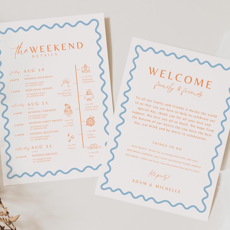 Carta de bienvenida del hotel - Etsy España