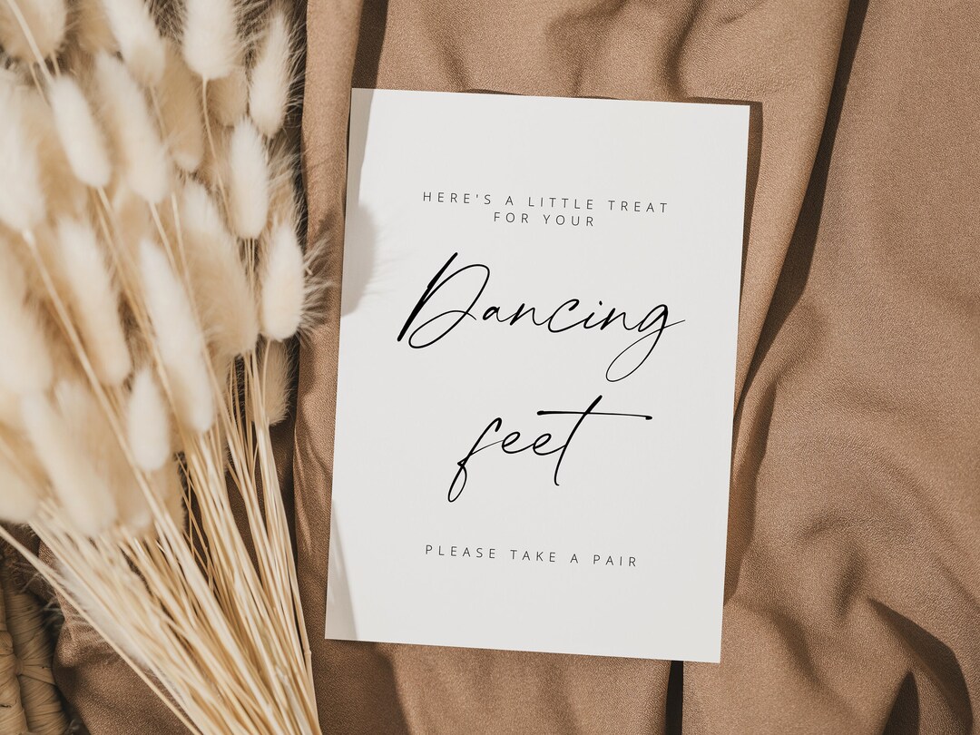 Dancing Feet Sign Treat for Dancing Feet Sign A Little Treat for Your ...