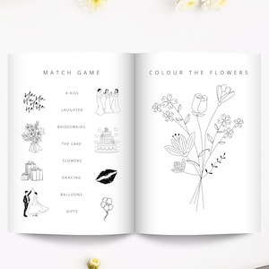 Printable Wedding Activity Book for Kids Colouring & Games Bundle ...