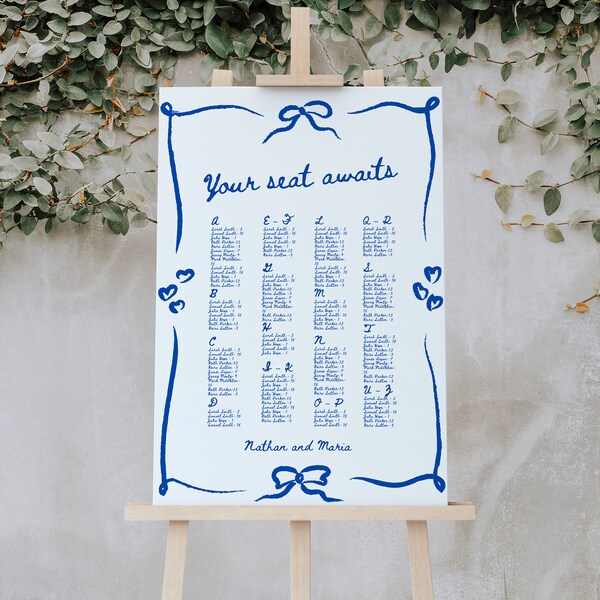Magnet Seating Chart - Etsy