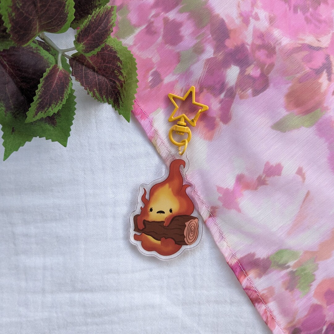 Calcifer Keychain - Etsy