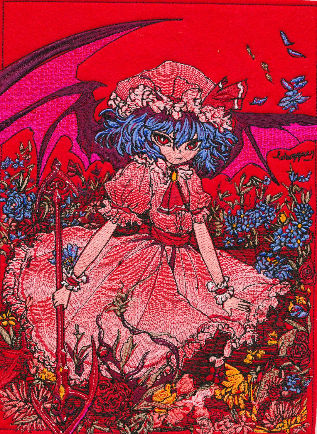 Remilia Scarlet Remi Touhou Project Anime Patch Iron on Sew - Etsy