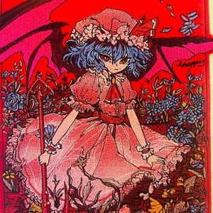 Remilia Scarlet Remi Touhou Project Anime Patch Iron on Sew - Etsy