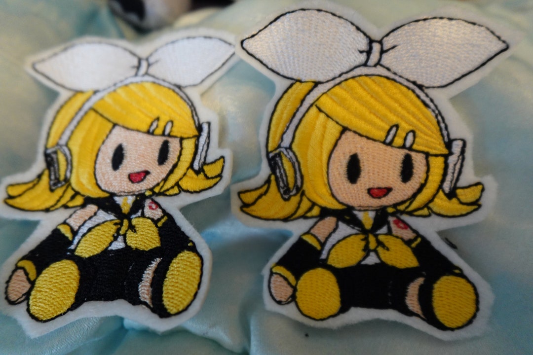 Set of Two Plushie Patches, Embroidered Patch, Kawaii Anime Patch Pack ...