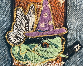 Wizard Frog Patch - Etsy