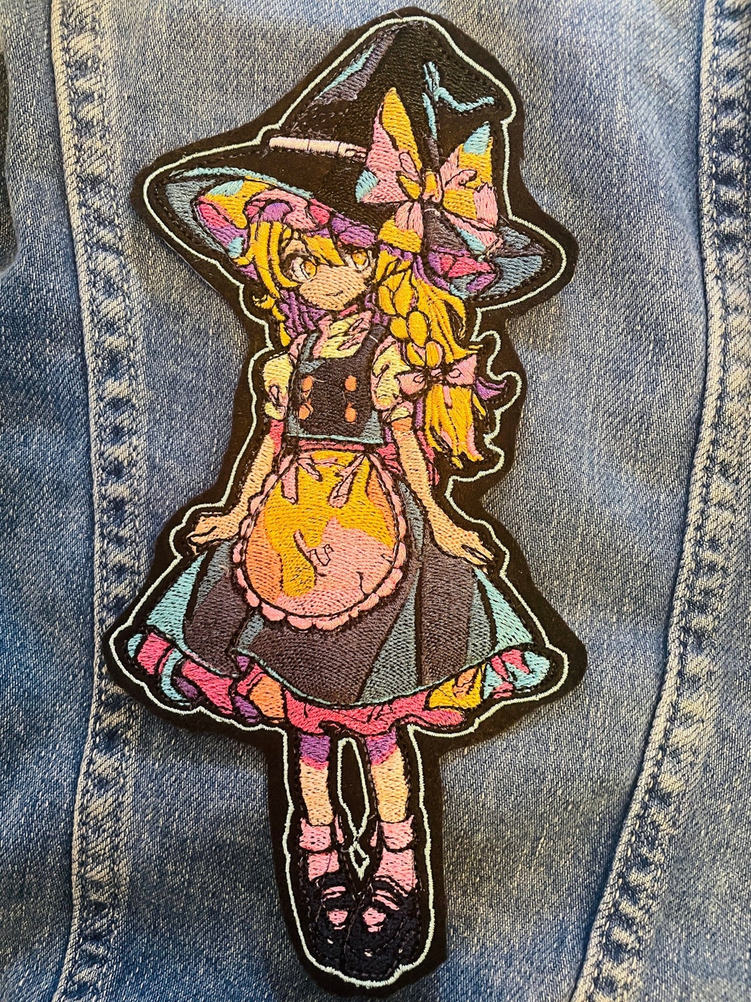 Marisa Kirasame Touhou Project Embroidered Patch // Art Anime Character ...