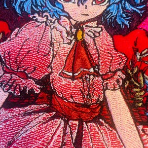 Remilia Scarlet Remi Touhou Project Anime Patch Iron on Sew - Etsy