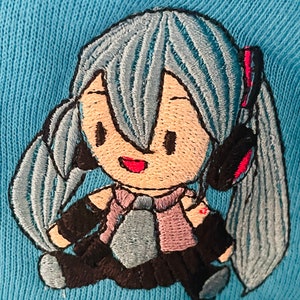 Angel Blue Hoodie Anime Hoodies, Embroidered Clothing - Etsy