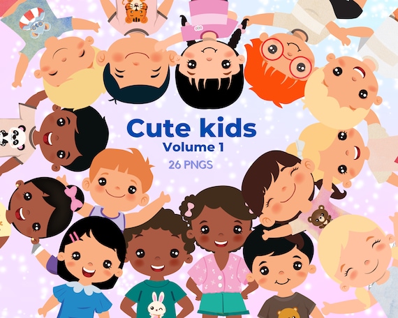 Cute Kids Children's Educational Graphics. Children - Etsy