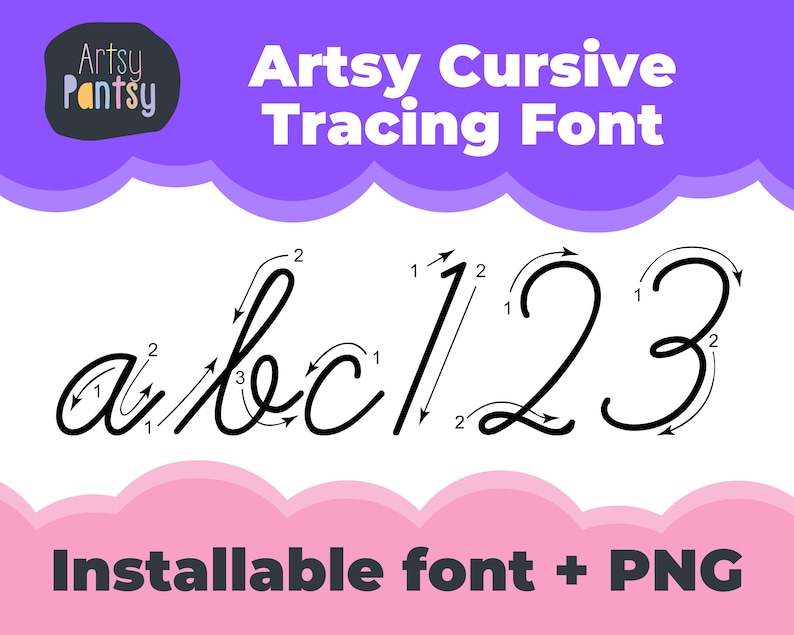 Fonts for Teachers: Tracing Fonts, Alphabet Letter Tracing Font, Letter ...