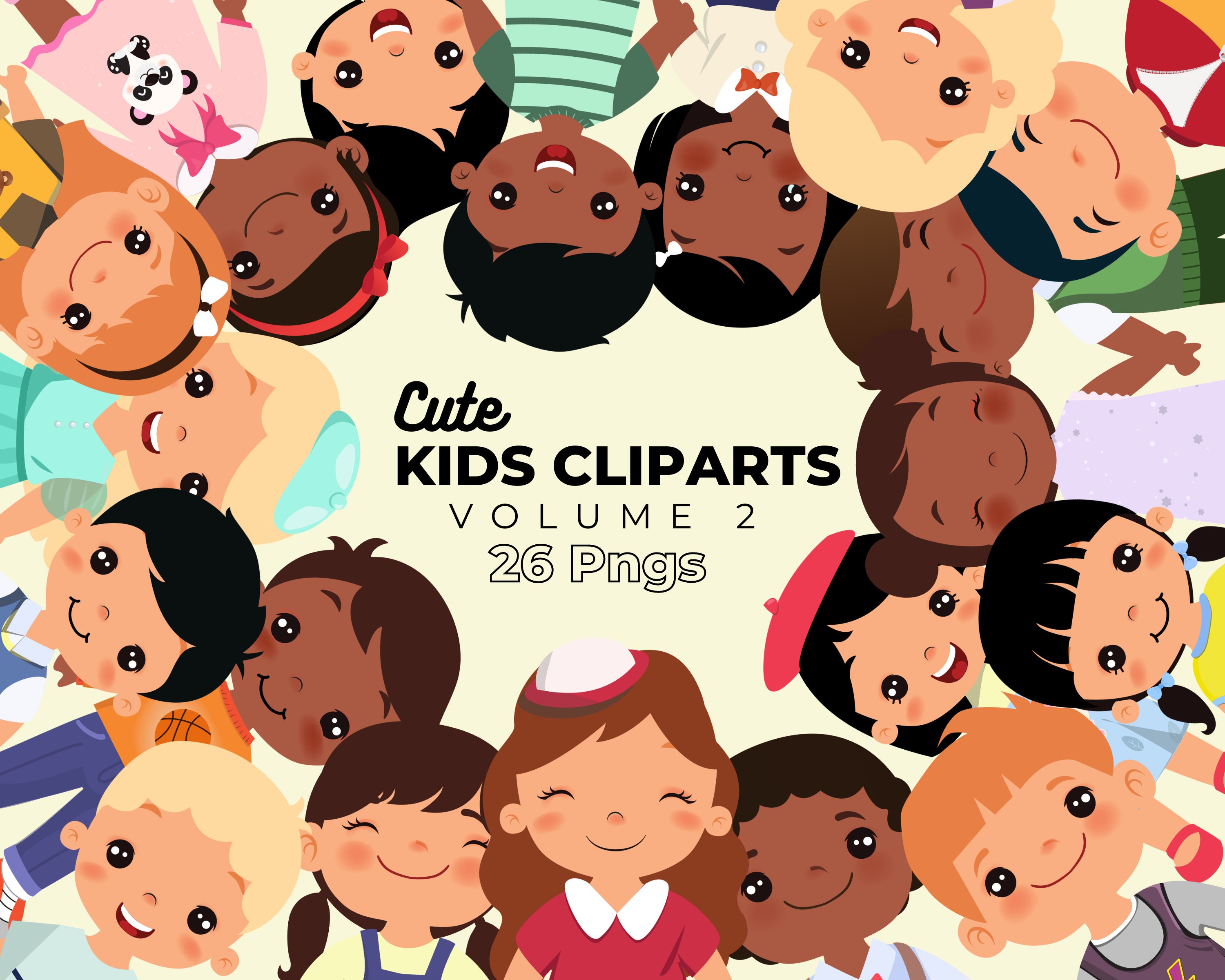 Cute Kids Children's Educational Graphics. Children - Etsy