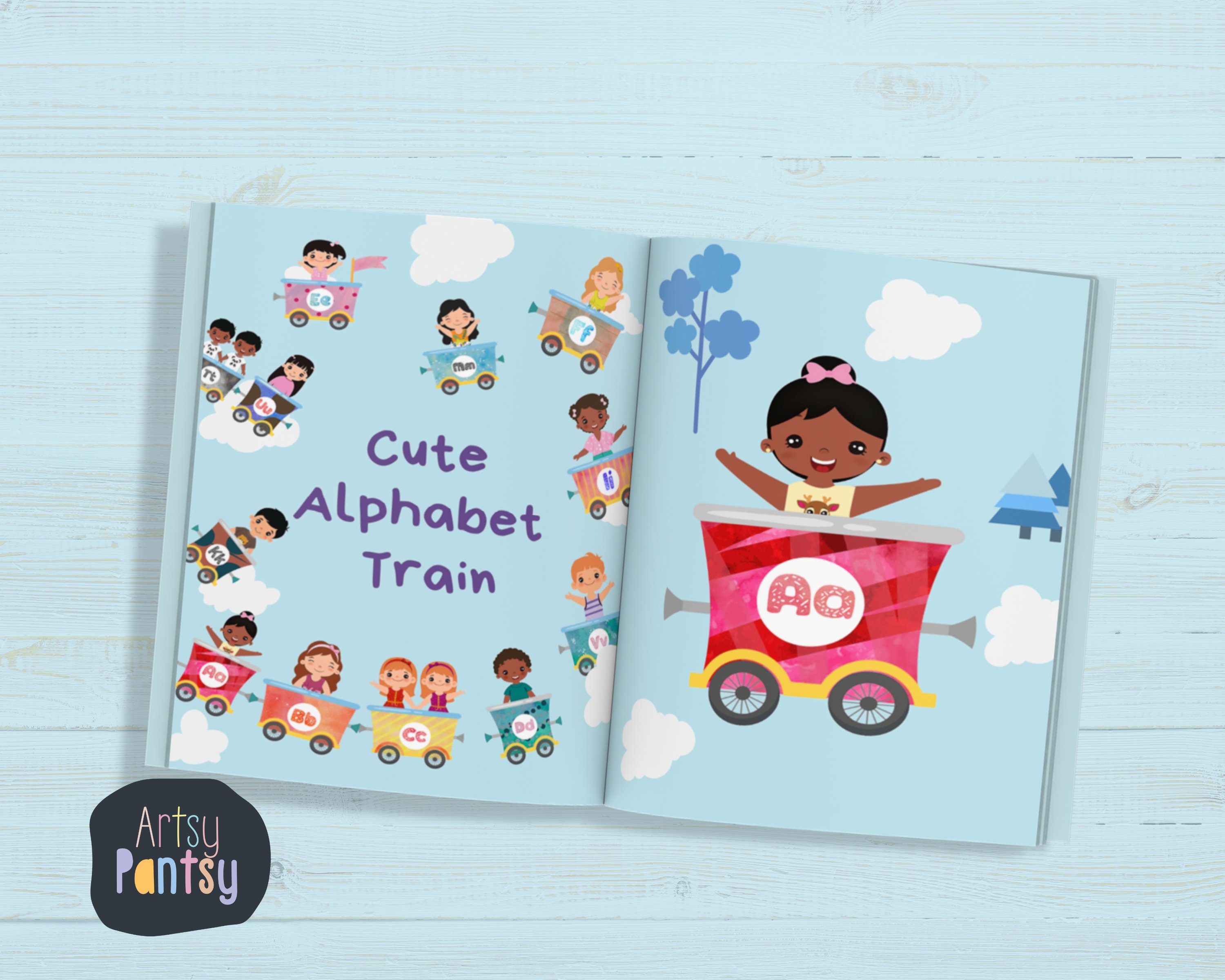 Train Alphabet Clip Art for Scrapbooking WATERCOLOR CLIPART - Etsy