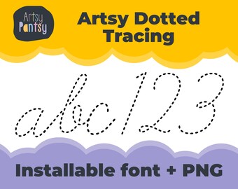 Letter Formation Font - Etsy