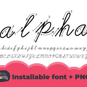 Fonts for Teachers: Tracing Fonts, Alphabet Letter Tracing Font, Letter ...