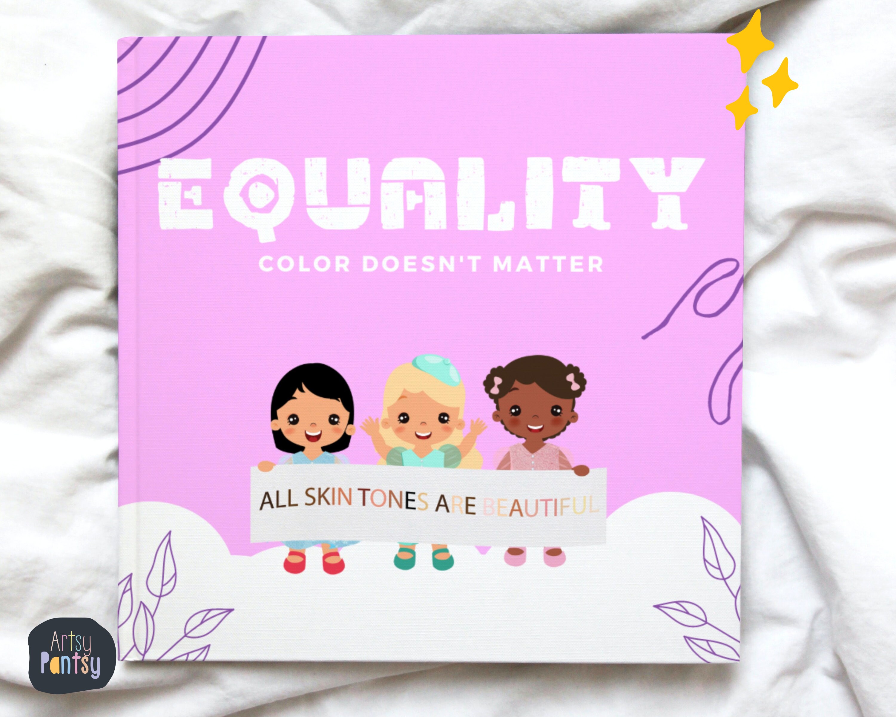 Anti-racism Kids Clipart: Diverse Children Illustrations (PNG, Instant ...