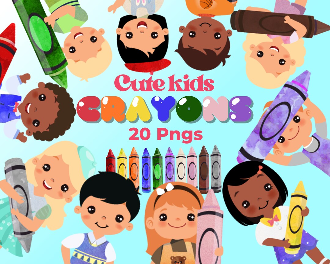 Crayon, Crayons Clipart Set, Commercial Use, Instant Download, Digital ...