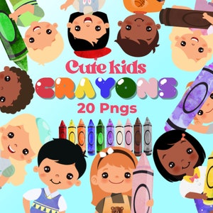 Crayon, Crayons Clipart Set, Commercial Use, Instant Download, Digital ...