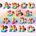 Rainbow Alphabet, Letters Png, Alphabet Png, Instant Download for ...