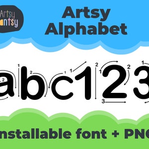 Fonts for Teachers: Tracing Fonts, Alphabet Letter Tracing Font, Letter ...
