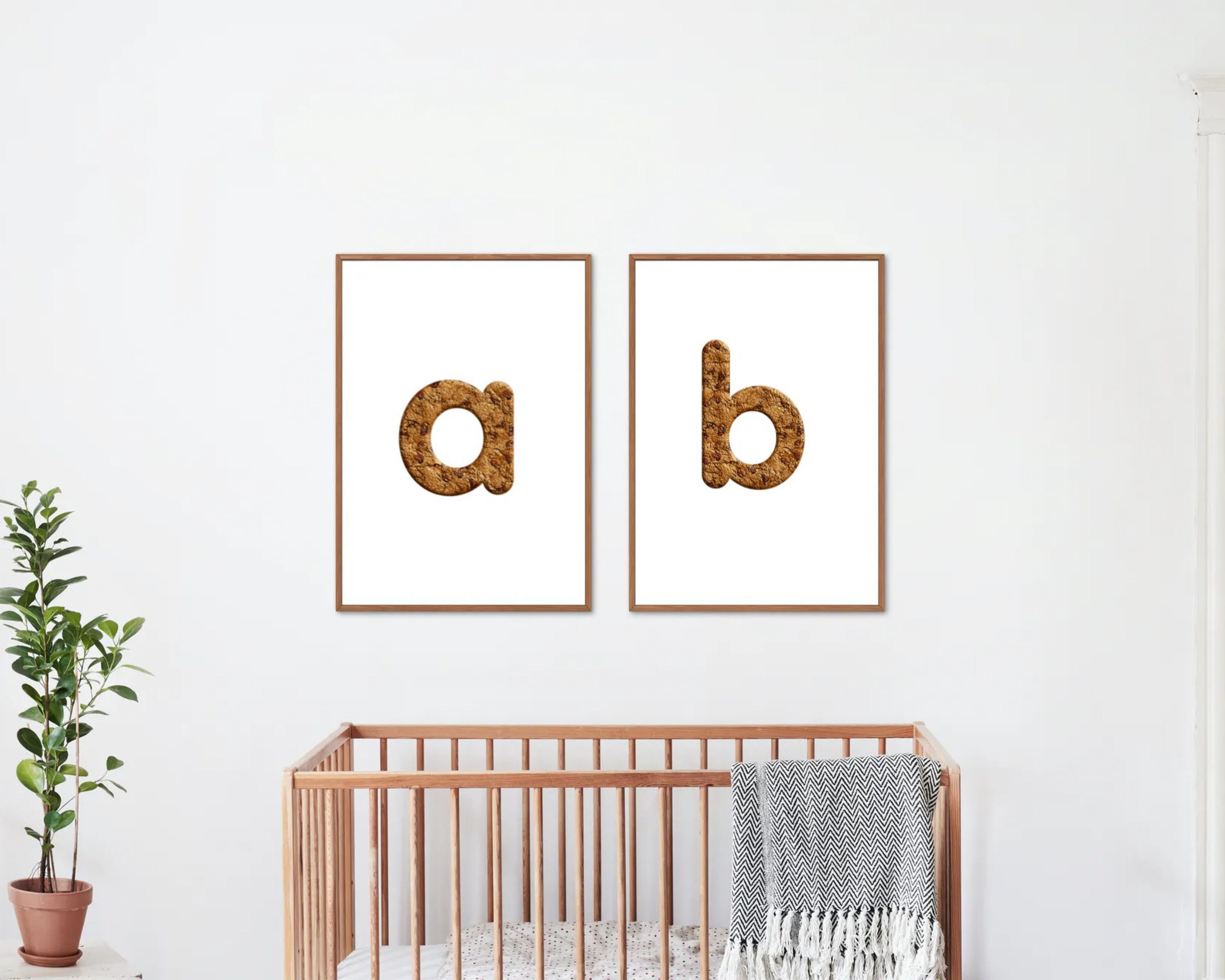 Cookie Alphabet Clipart 78 PNG Cookie Graphics Letters Name | Etsy