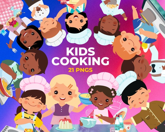 Kids Kitchen Clip Art