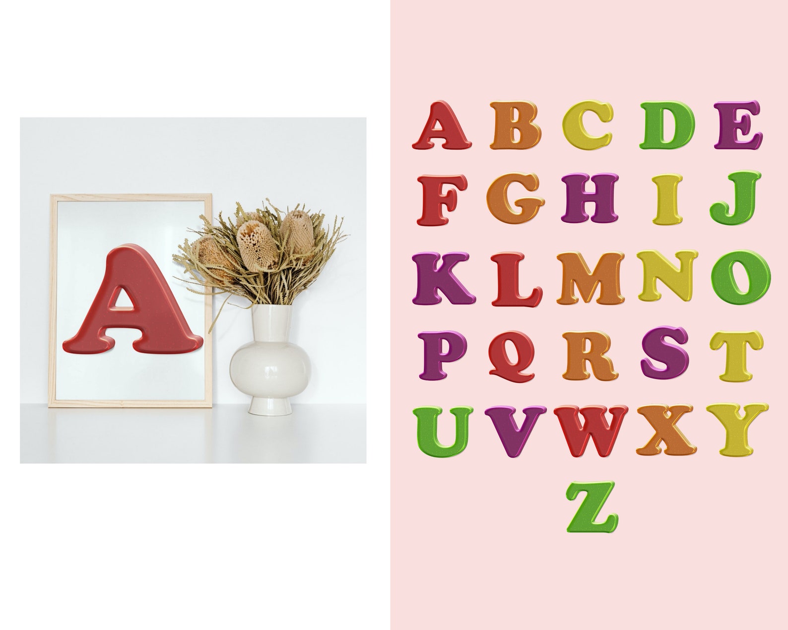 Jelly Alphabet Clipart, 96 PNG Jelly Graphics, Letters Name Clip Art ...